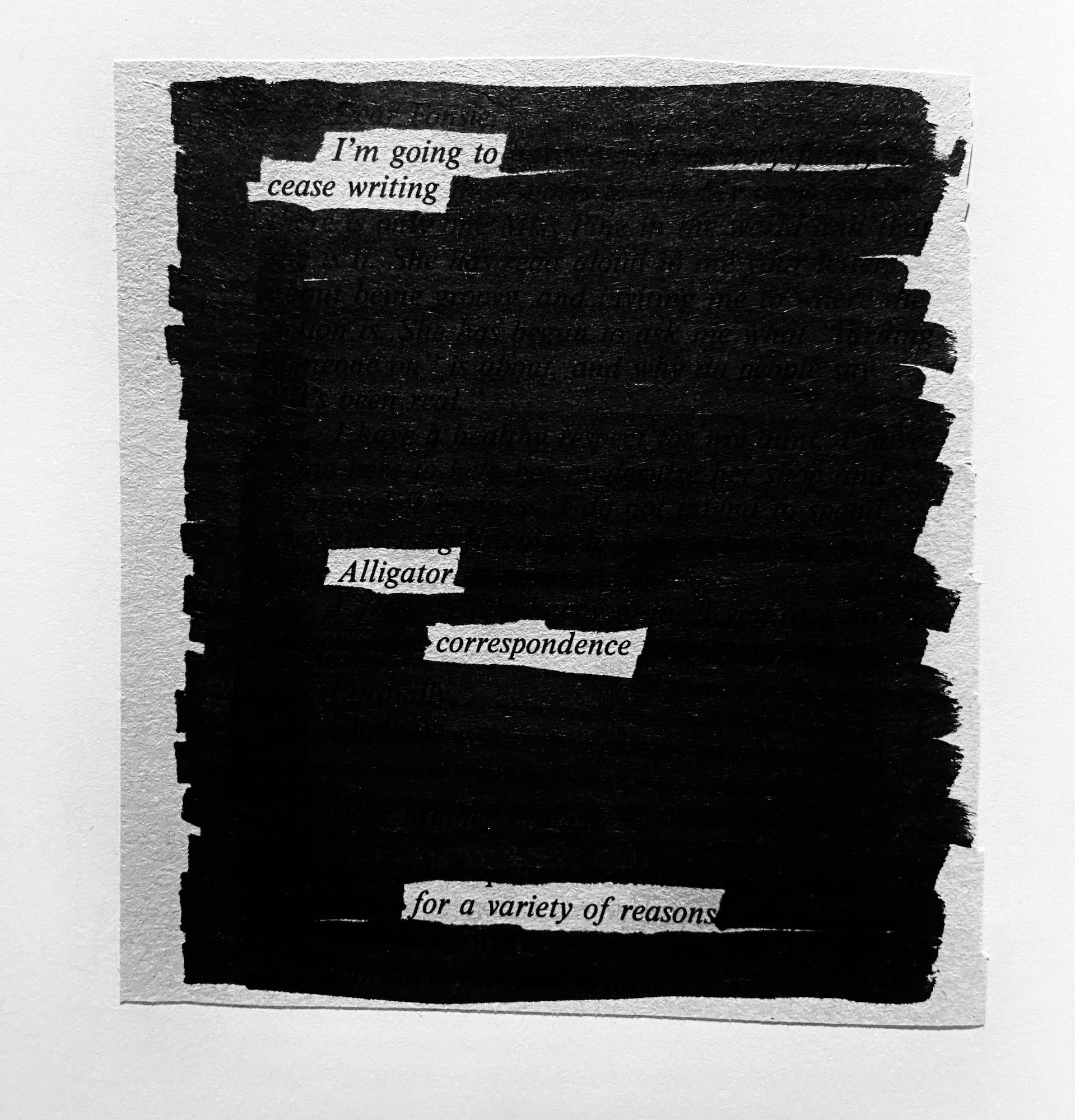 Offbeat Blackout Poems – Jeffrey A. Nelson
